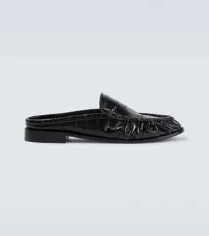 Saint Laurent Le Loafer Leather Mules
