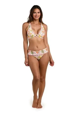 La Blanca Palm O-ring Bikini Top