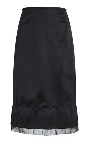 TOTEME Layered Satin Skirt