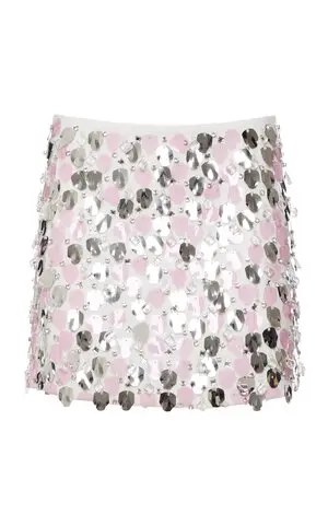 DES_PHEMMES Sequined Mini Skirt