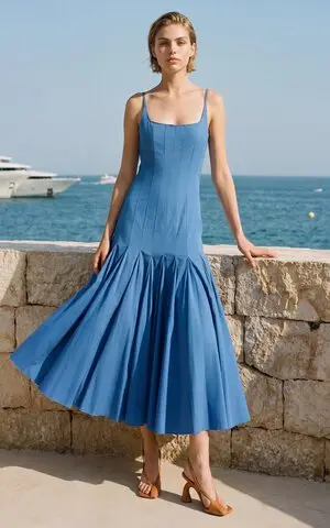 Women's Linen Resort Wear Dresses