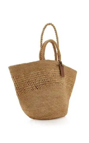 Manebí Fiji Raffia Tote Bag - Neutral
