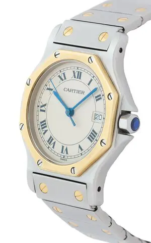 STEPHANIE WINDSOR Cartier Santos Octagon Vintage Watch