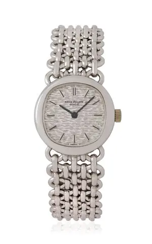 STEPHANIE WINDSOR Patek Philippe Ellipse Vintage Watch - Silver