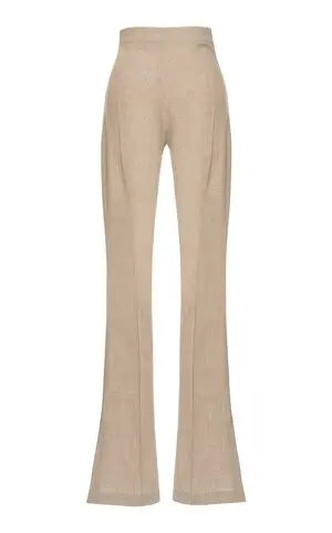 DES_PHEMMES Flared-leg Pants - Light Grey