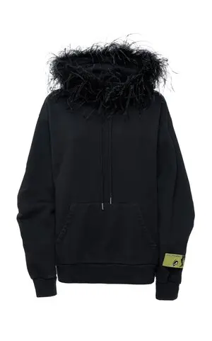 DES_PHEMMES Feathered Hoodie