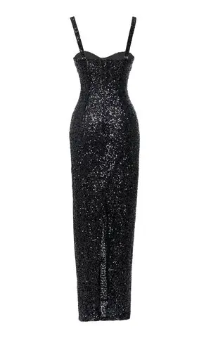 DES_PHEMMES Embellished Maxi Dress