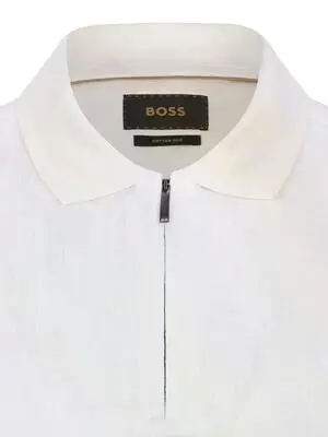 BOSS Zip-up Polo Shirt