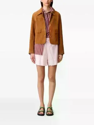 Claudie Pierlot Striped Drawstring Shorts