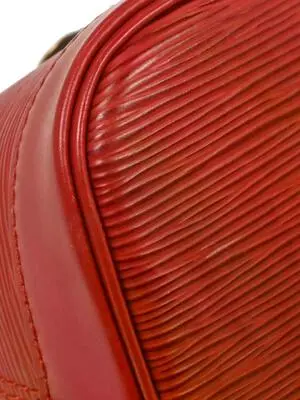 LOUIS VUITTON 1996 Alma Textu Handbag - Red