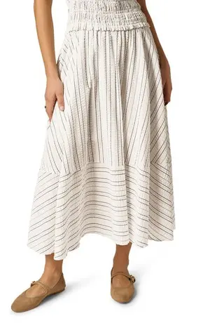 Adrianna Papell Smocked Halter Midi Dress
