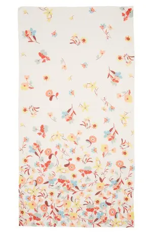 Echo Falling Flowers Wrap - White Multi