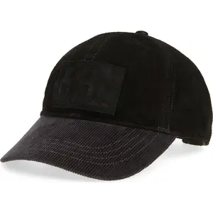 Double Rl Roughtout Suede Baseball Cap