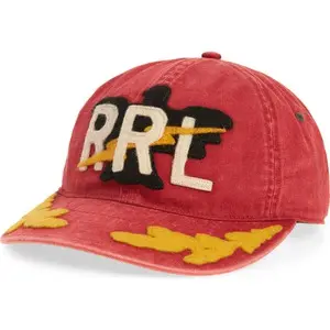 Double Rl Logo Patch Baseball Cap