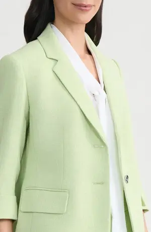 KASPER Notched-lapel Two-button Blazer