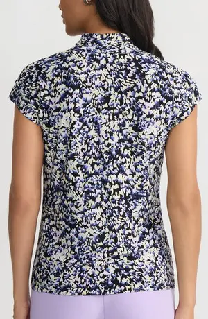 KASPER Printed Dolman Sleeve Top