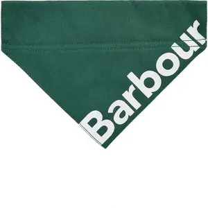 Barbour Logo Cotton Dog Bandana - Green