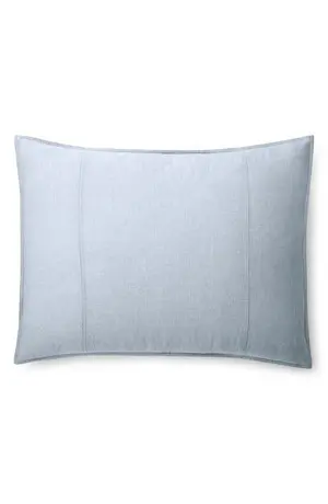 Ralph Lauren Graydon Mélange Cotton Pillow Sham - Chambray