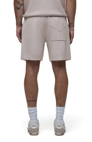 Hudson Jeans Double Knit Cotton & Cashmere Drawstring Shorts - Florence