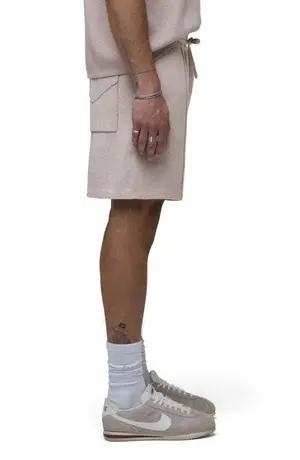 Hudson Jeans Double Knit Cotton & Cashmere Drawstring Shorts - Florence