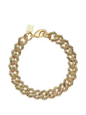 CRYSTAL HAZE Crystal-embellished Chain Bracelet - Gold