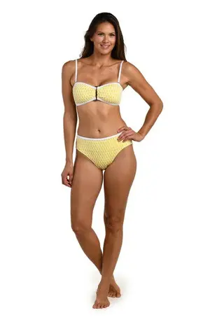 La Blanca Bandeau Bikini Top