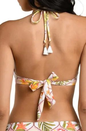La Blanca Palm O-ring Bikini Top