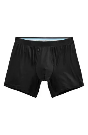 Mack Weldon Silver Hd Micromodal Boxer Briefs - True Black