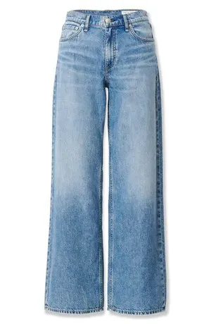 Rag & Bone High-waist Wide Leg Jeans