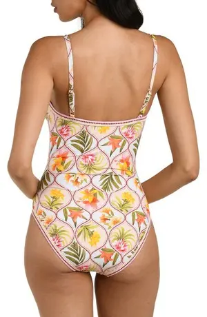 La Blanca Palm Printed One-piece Swimsuit
