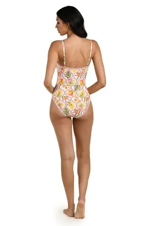 La Blanca Palm Printed One-piece Swimsuit