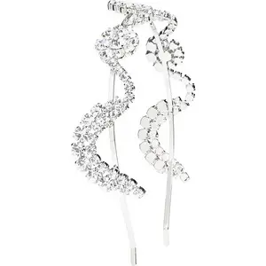 Simone Rocha Scalloped Sepal Headband - Crystal