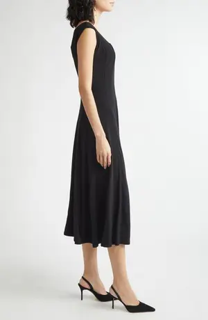 Staud Flared Midi Dress