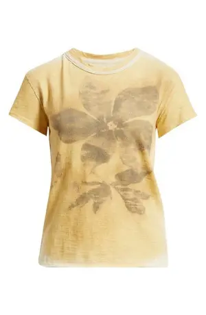 Free People Wall Flower T-shirt - Washed Tea Combo