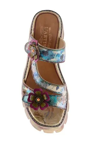 SPRING STEP SHOES Myrina Platform Slide Sandal