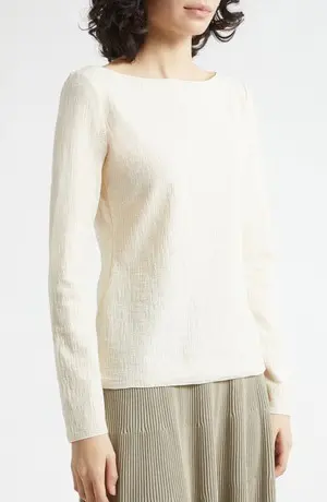 Giorgio Armani Jacquard Jersey Top