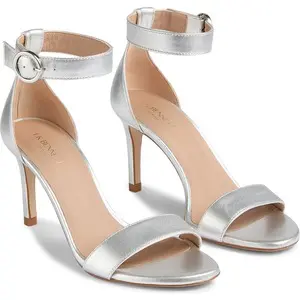 LK BENNETT Ivy Ankle Strap Sandal - Silver