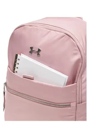 Under Armour Studio Campus Water Repellent Backpack - Pink//metallic Silver