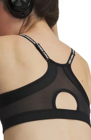 Under Armour Infinity Low 2.0 Sports Bra - Black//white