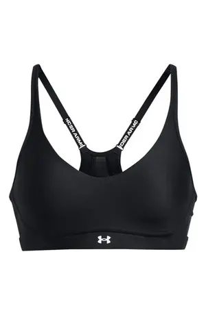 Under Armour Infinity Low 2.0 Sports Bra - Black//white