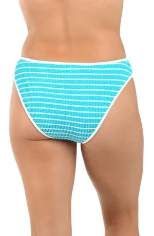 CITRUS Brenton Textured Hipster Bikini Bottom - Lagoon