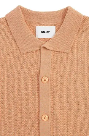Nn07 Organic Cotton Short Sleeve Cardigan