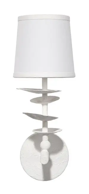 JAMIE YOUNG CO. Petal 1-light Wall Sconce - White