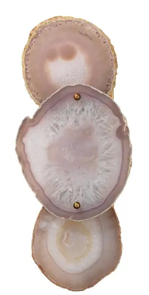 JAMIE YOUNG CO. Trinity 1-light Agate Wall Sconce - Purple