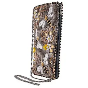 MARY FRANCES ACCESSORIES Bee Awesome Crossbody Phone Bag