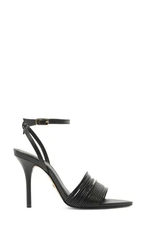 AREZZO Elani Ankle Strap Sandal - Black