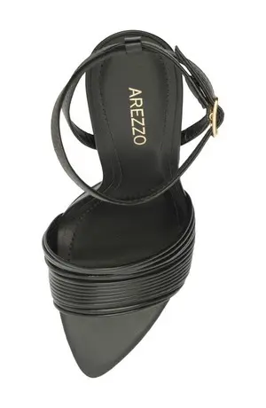 AREZZO Elani Ankle Strap Sandal - Black