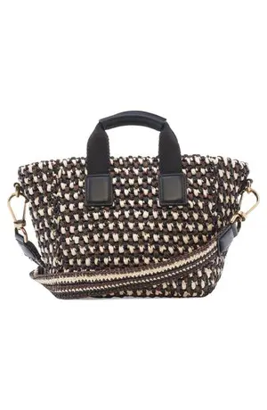 Moncler Micro Caradoc Crossbody Bag - Raffia