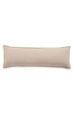 Nordstrom Washed Linen Accent Pillow - Tan Thread