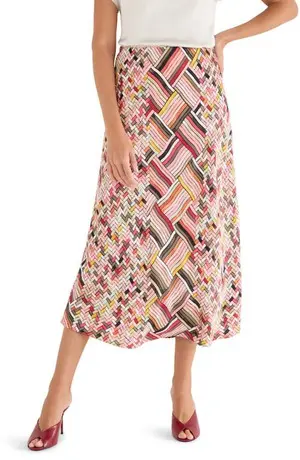 NIC+ZOE Colorweave Slip Skirt